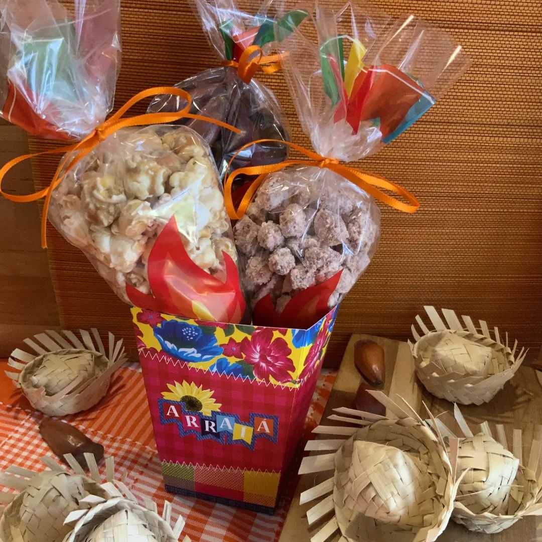 Lembrancinha de festa junina com pipoca Aprenda fazer Portal Zoe